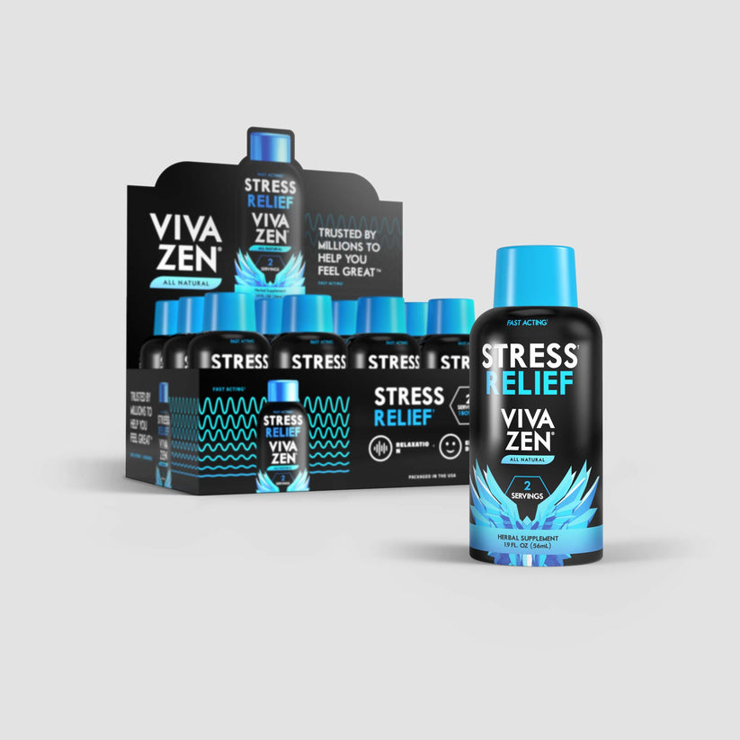 VIVAZEN® Stress Relief Shot | Herbal Drink for Relaxation – Vivazen Direct