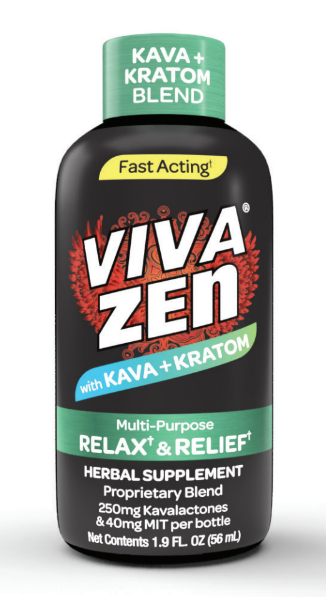 Vivazen with Kava + Kratom Shot - 12 Count Box – VivaZenDirect Online