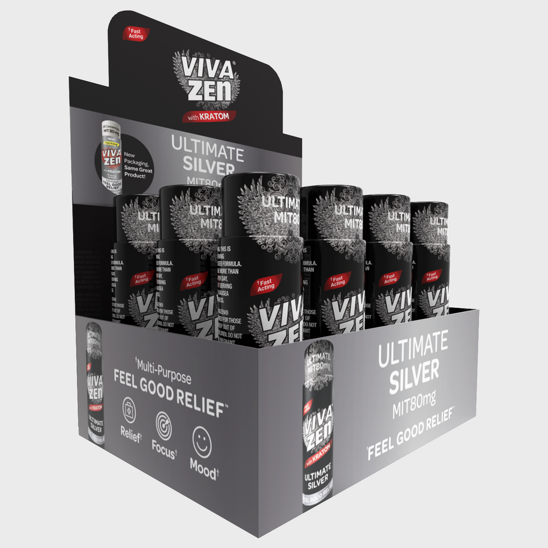 VIVAZEN Ultimate Silver (80 mg) - 12 Count Box – Vivazen Direct